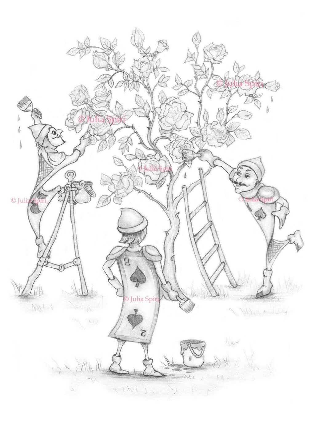 paint shop coloring pages