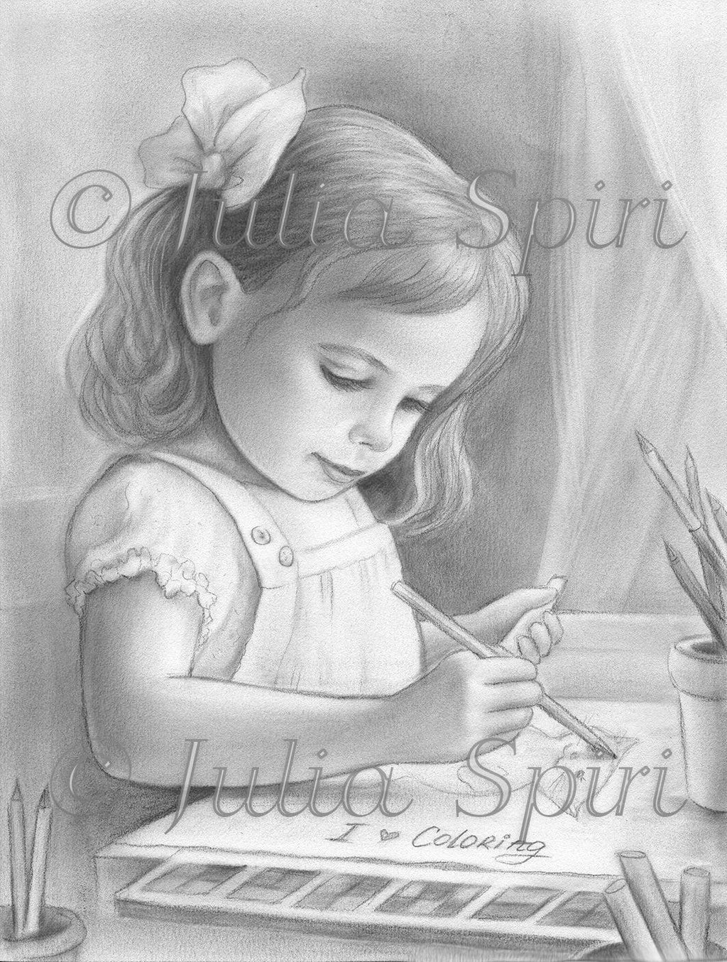 cute girl coloring pages realistic printable